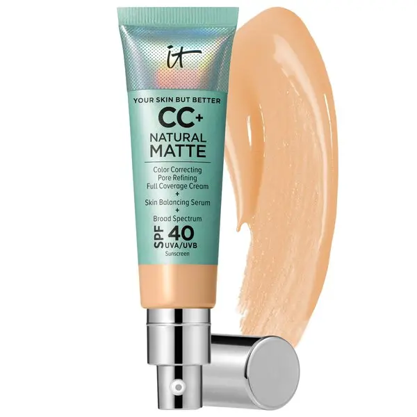 IT COSMETICS Cc+ Cream Natural Matte Foundation With Spf 40 - Light [medium] Warm